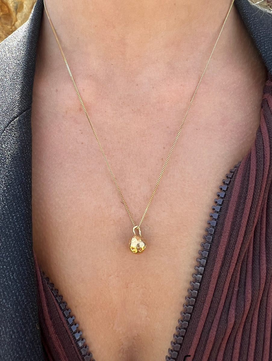RUFUS Necklace - Sterling Silver with 22k Gold Plating – BYGEORGIA